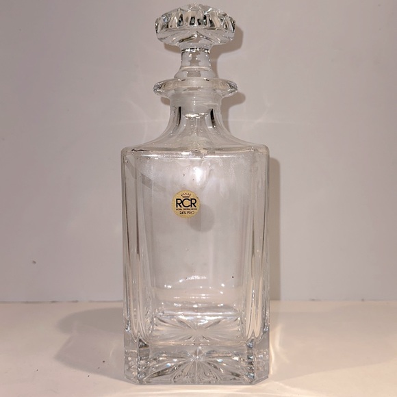 RCR | Other | Royal Crystal Rock Rcr Lead Crystal Decanter With Crystal ...